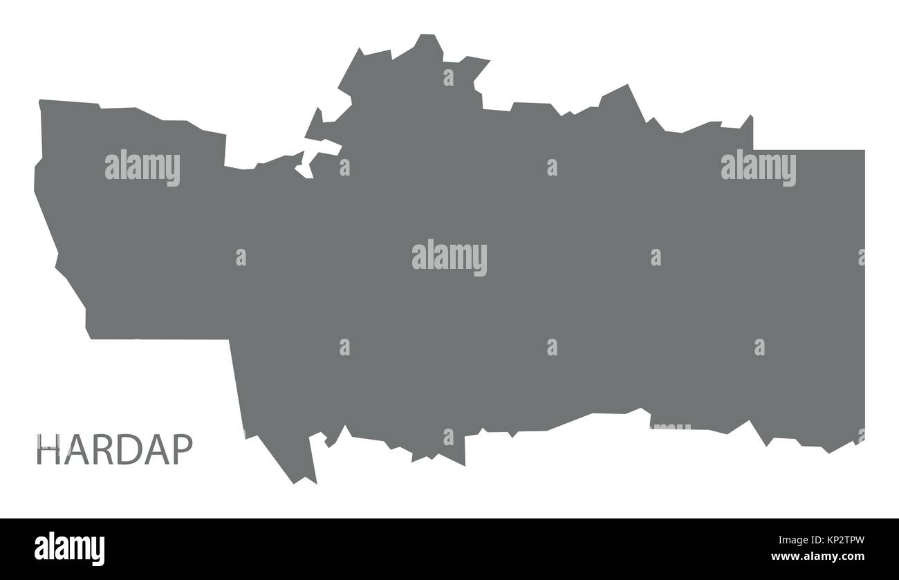 Hardap map of Namibia grey illustration silhouette shape Stock Vector ...