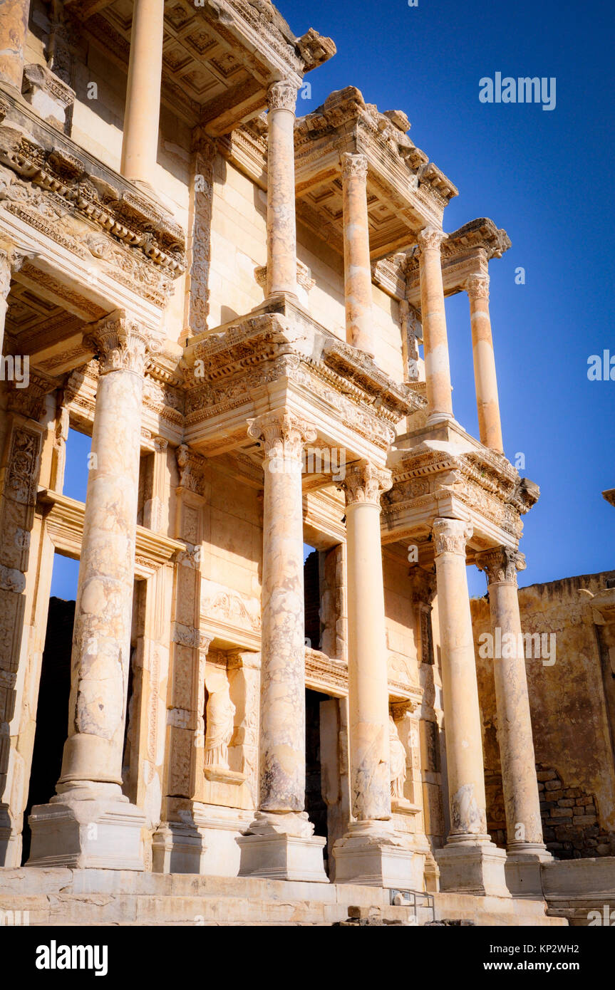 Old Library of Ephesus Stock Photo - Alamy