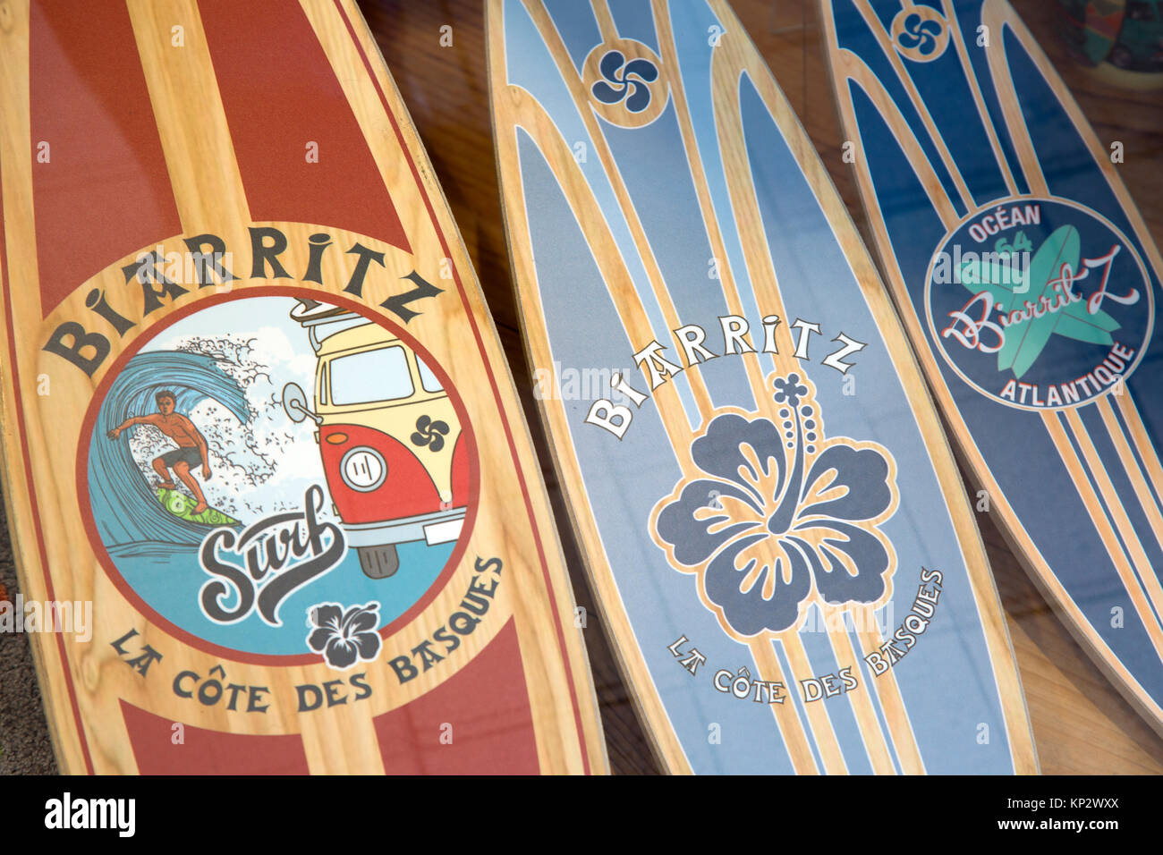 Biarritz Surfboard, Basque Country, France Stock Photo - Alamy