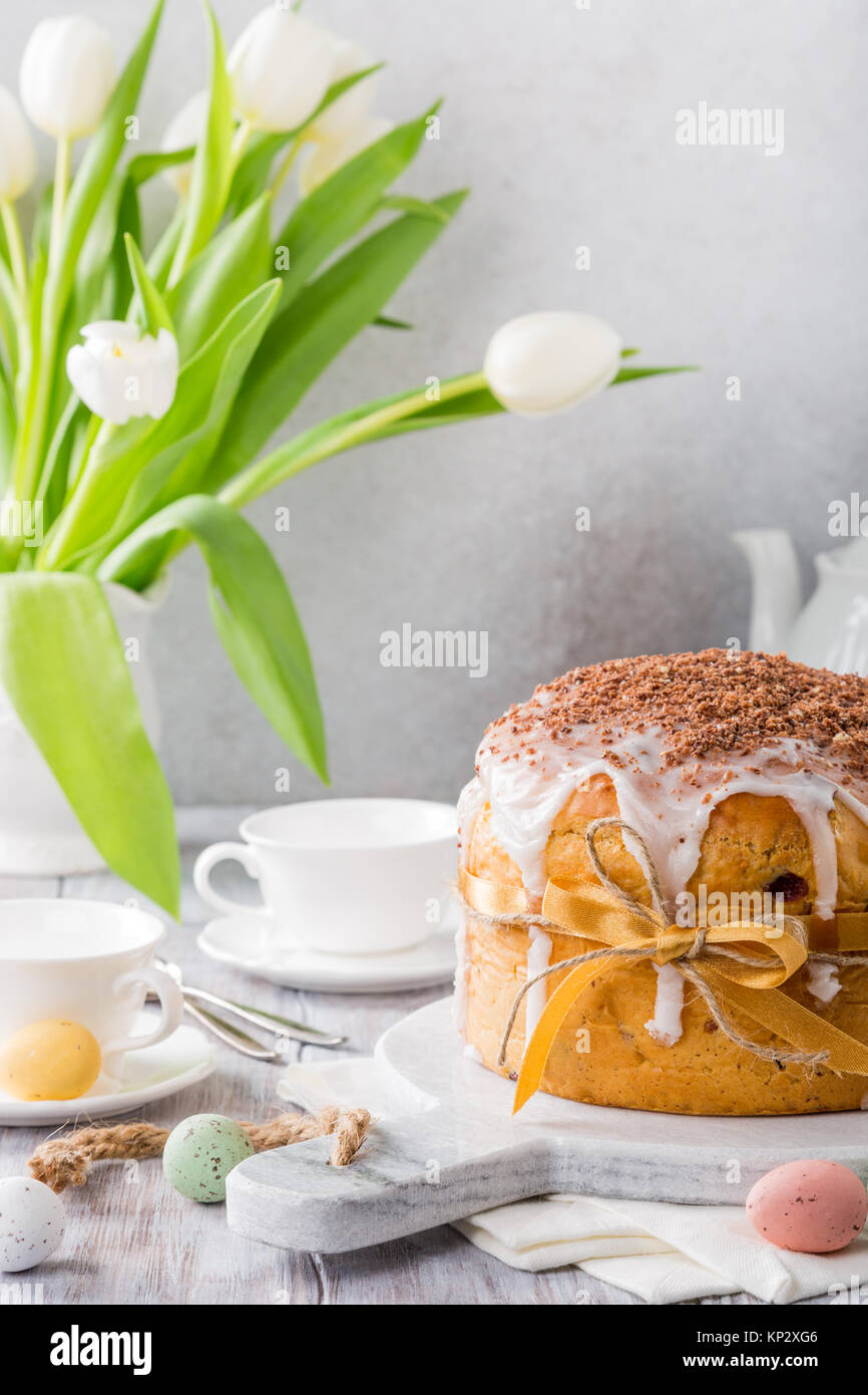 Easter orthodox sweet bread Stock Photo - Alamy