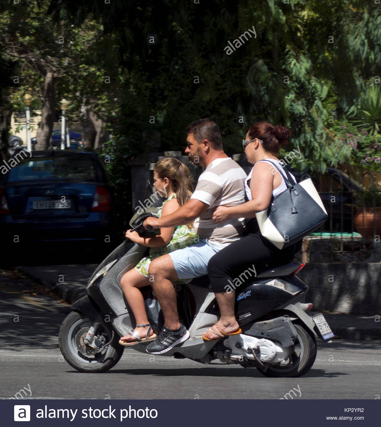 Child Riding Bike Dangerous Street Stock Photos & Child Riding Bike ...