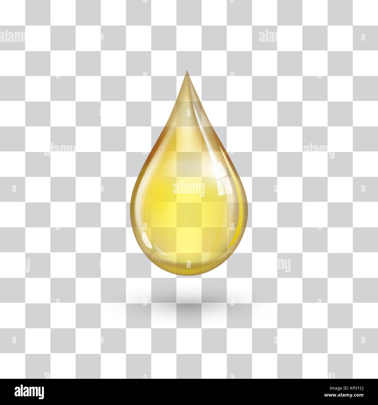 One big yellow drop Stock Vector Image & Art - Alamy
