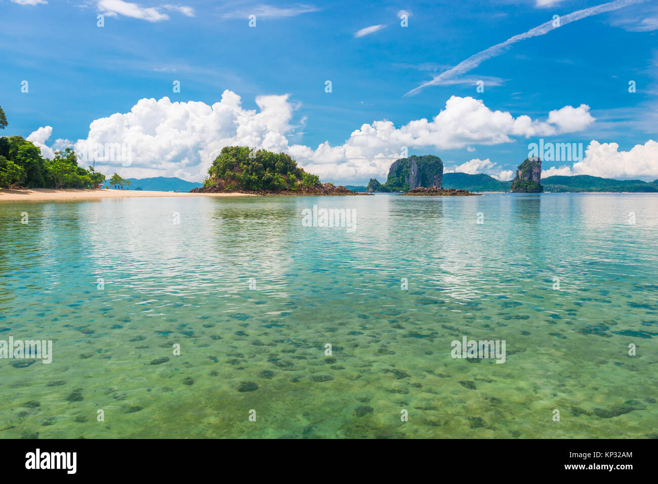 picturesque tropical seascape in a very beautiful place in Thailand ...
