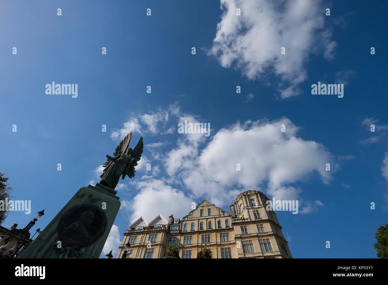 Statue of an Angel Bath Spa Town Stock Photo - Alamy
