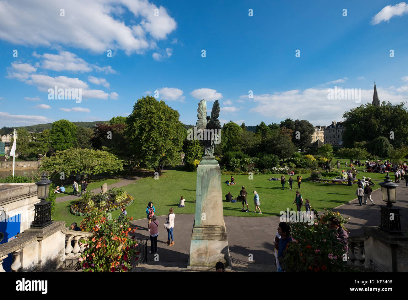Statue of an Angel Bath Spa Town Stock Photo - Alamy