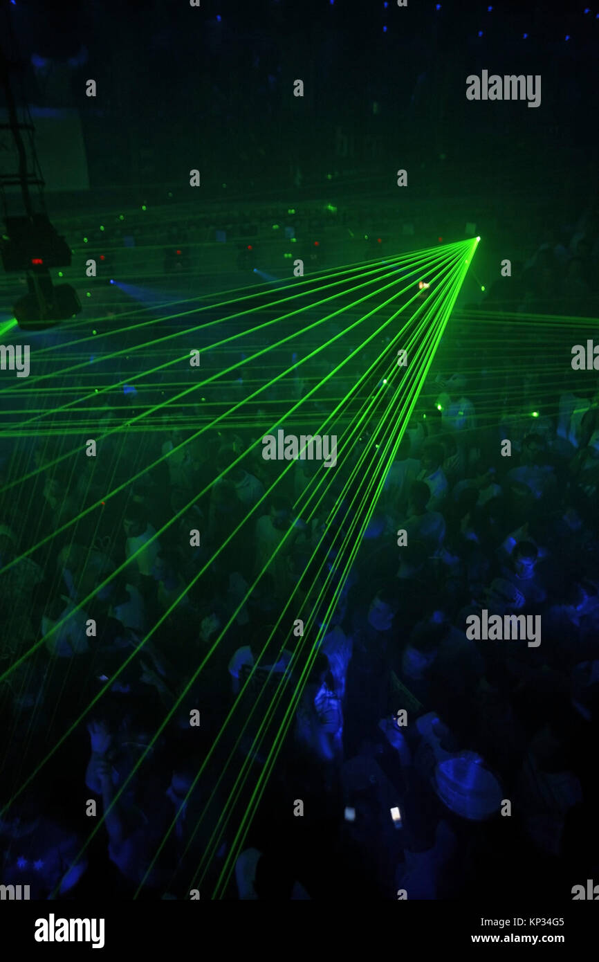 Night Club Music Event Party Laser Lights Background Stock Photo - Alamy