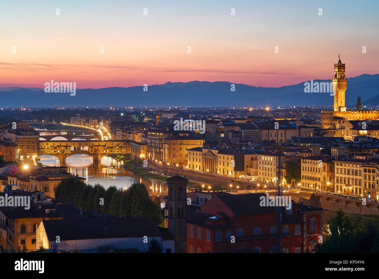 Florence Italy Sunset High Resolution Stock Photography and Images - Alamy