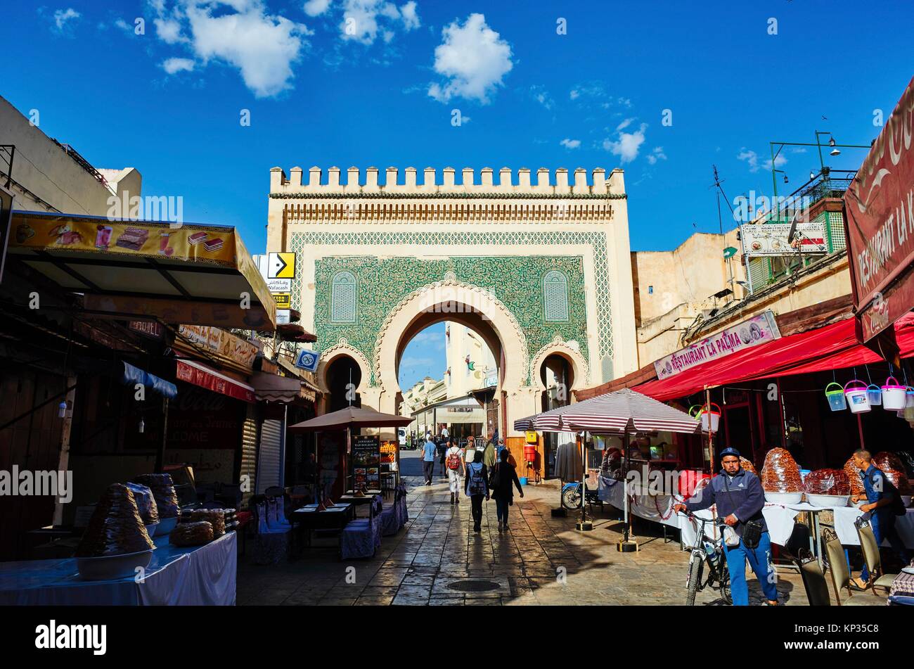Bab Bou Jeloud Blue Gate High Resolution Stock Photography and Images ...
