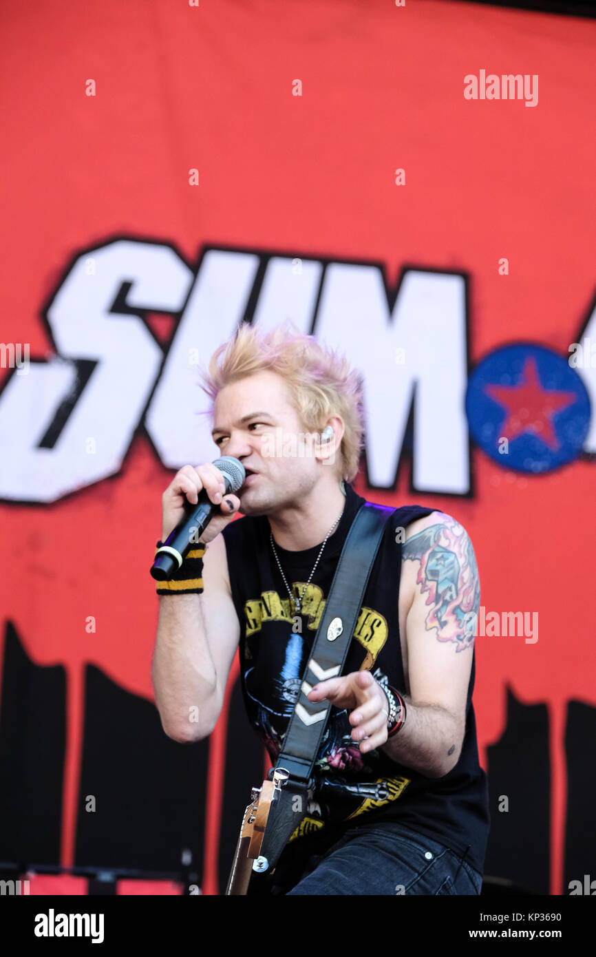 The Canadian punk rock band Sum 41 performs a live concert at the Swiss ...