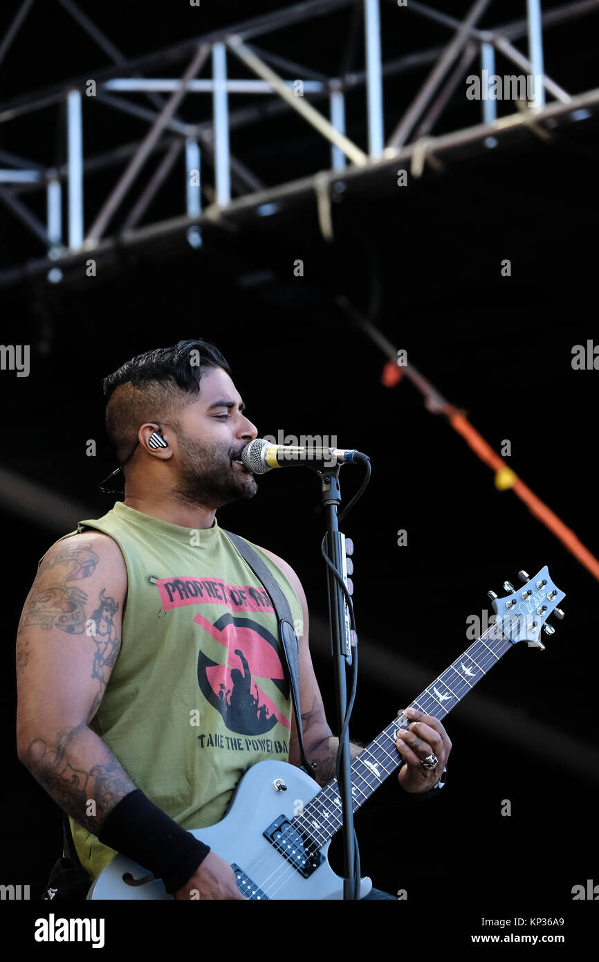 The Canadian punk rock band Sum 41 performs a live concert at the Swiss ...