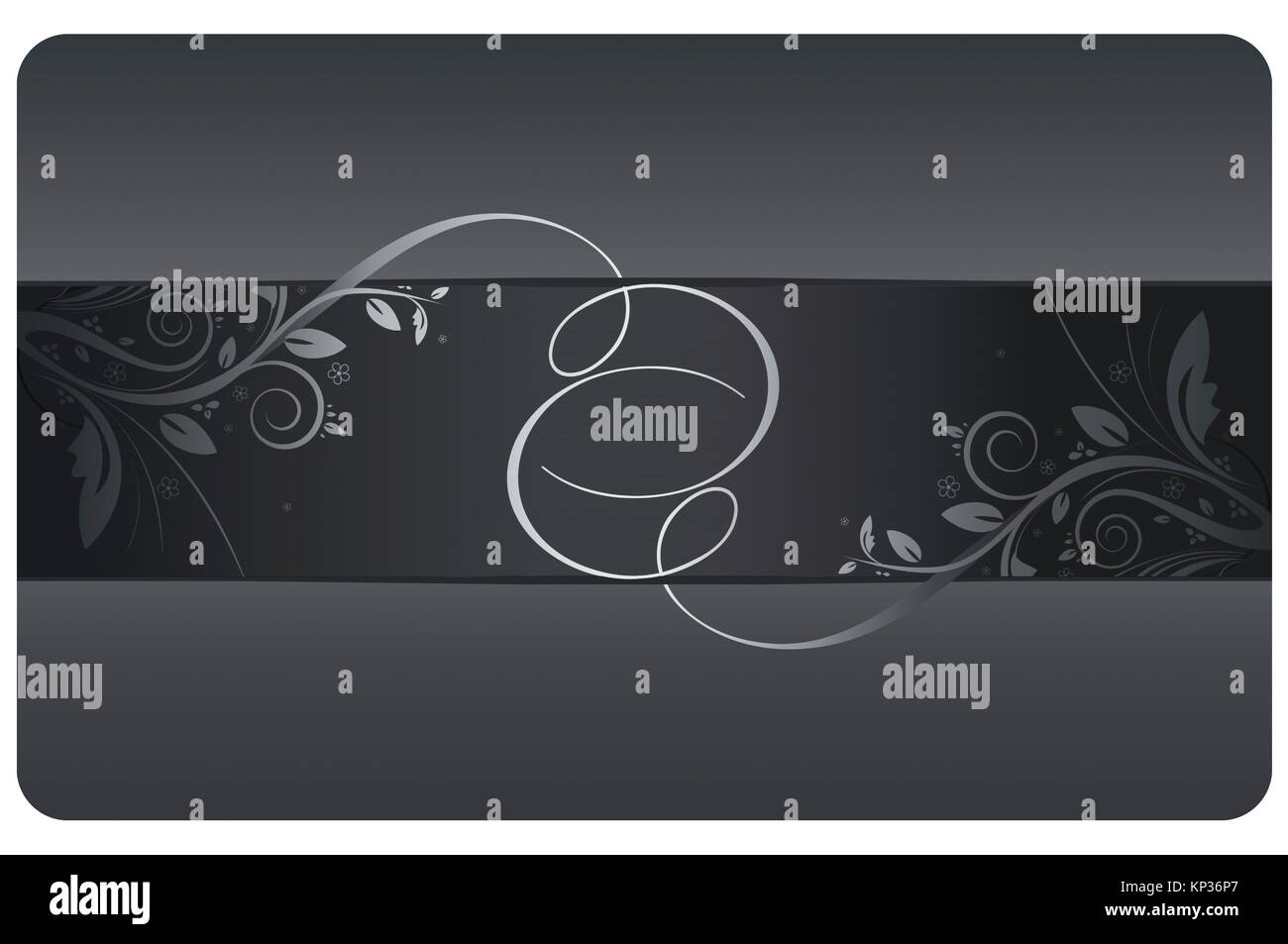 Background with floral patterns for the design of your business card ...