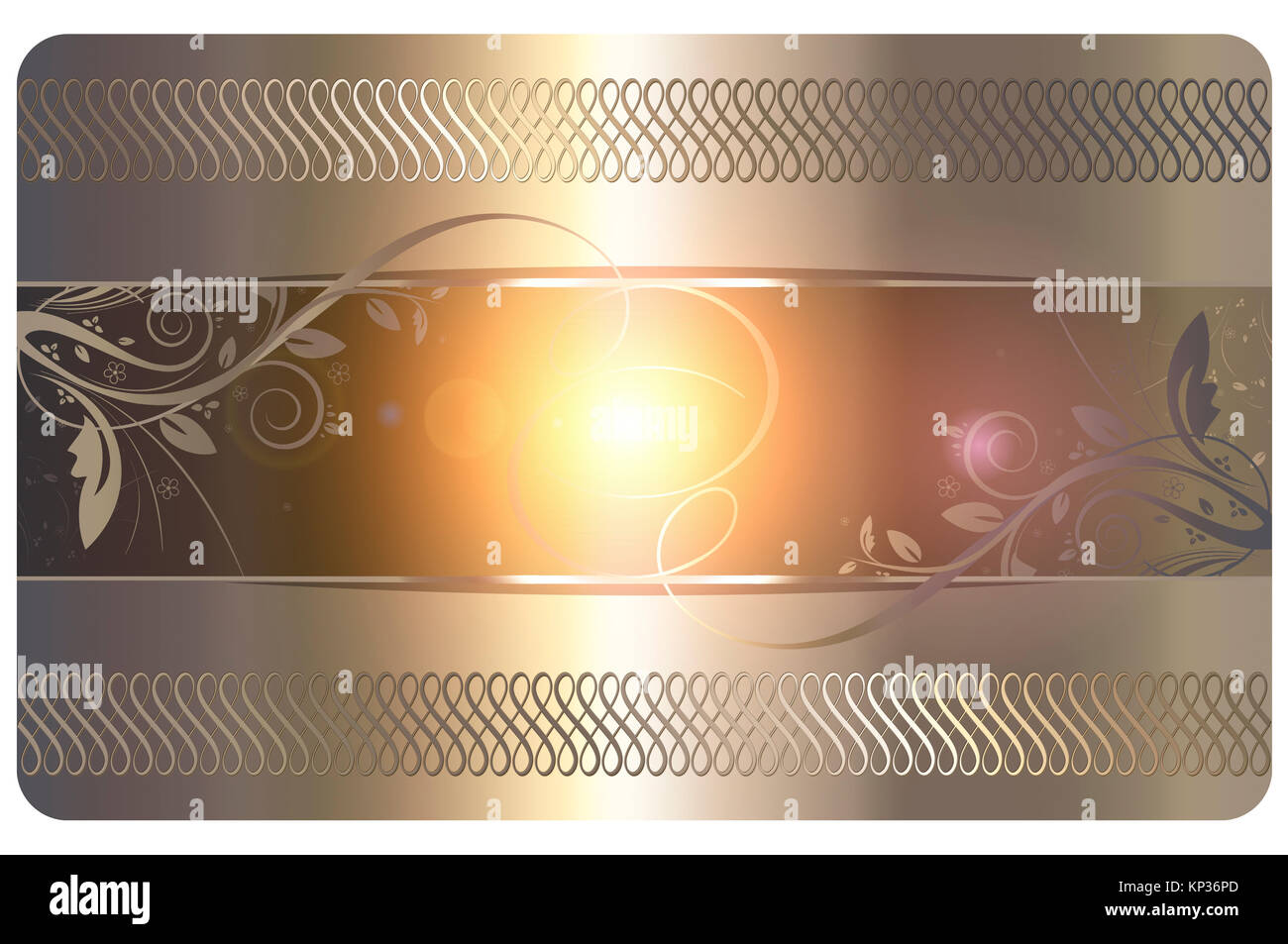 Background with floral patterns for the design of your business card ...