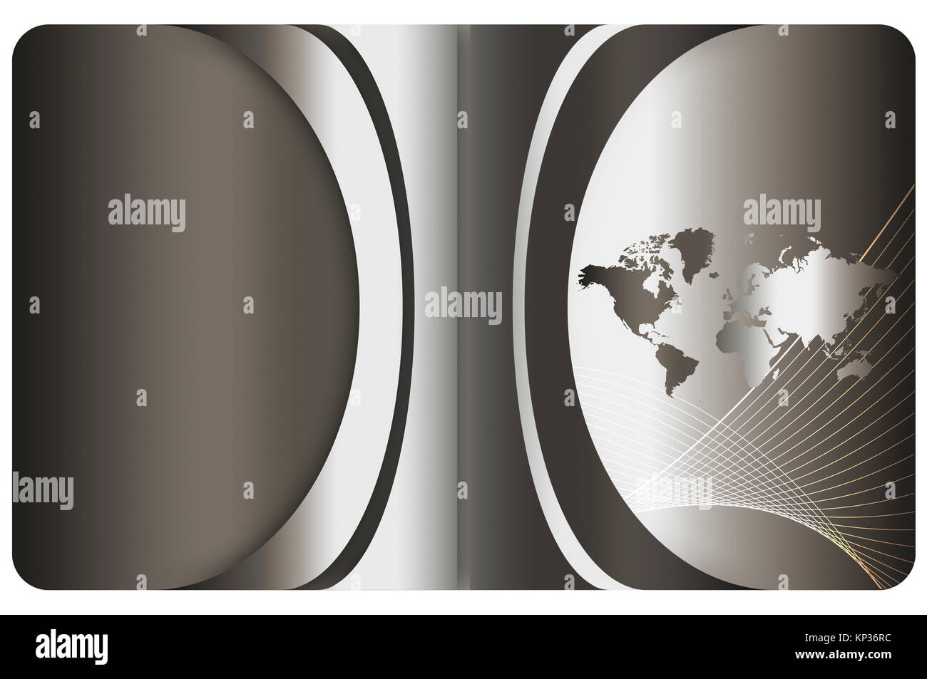 Abstract background with world map for the design Stock Photo - Alamy