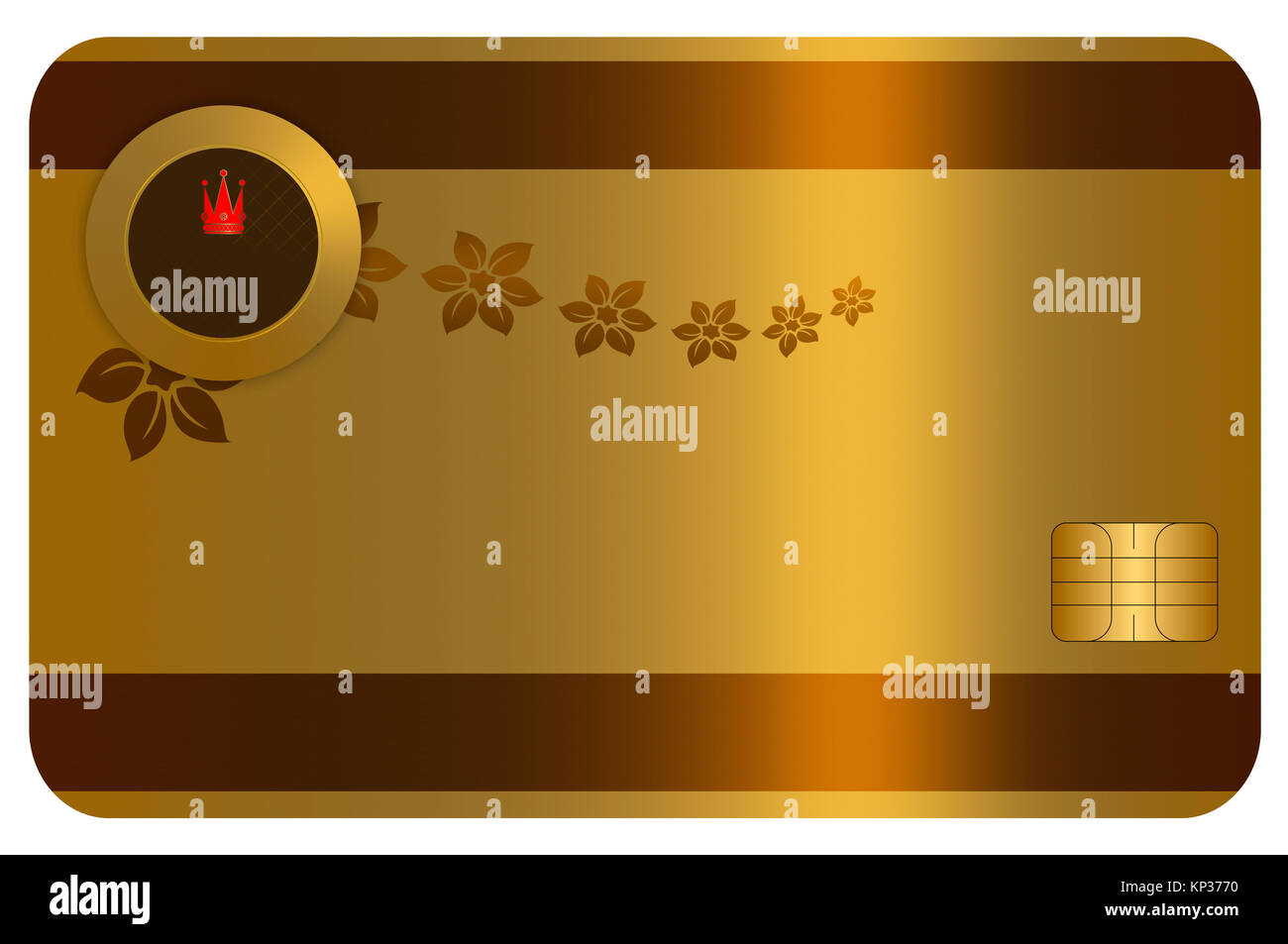 Gift or credit card template for the design.Gold card Stock Photo - Alamy
