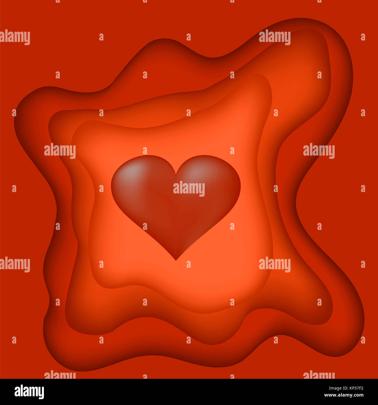 Heart Cutting Blurred Pattern Stock Photo - Alamy