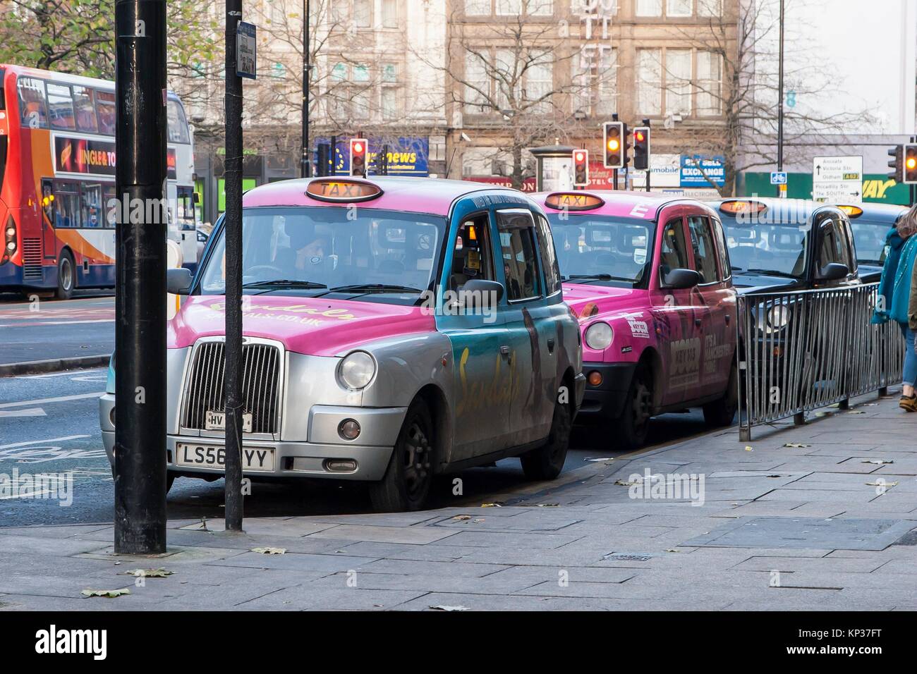 Taxi manchester hi-res stock photography and images - Alamy
