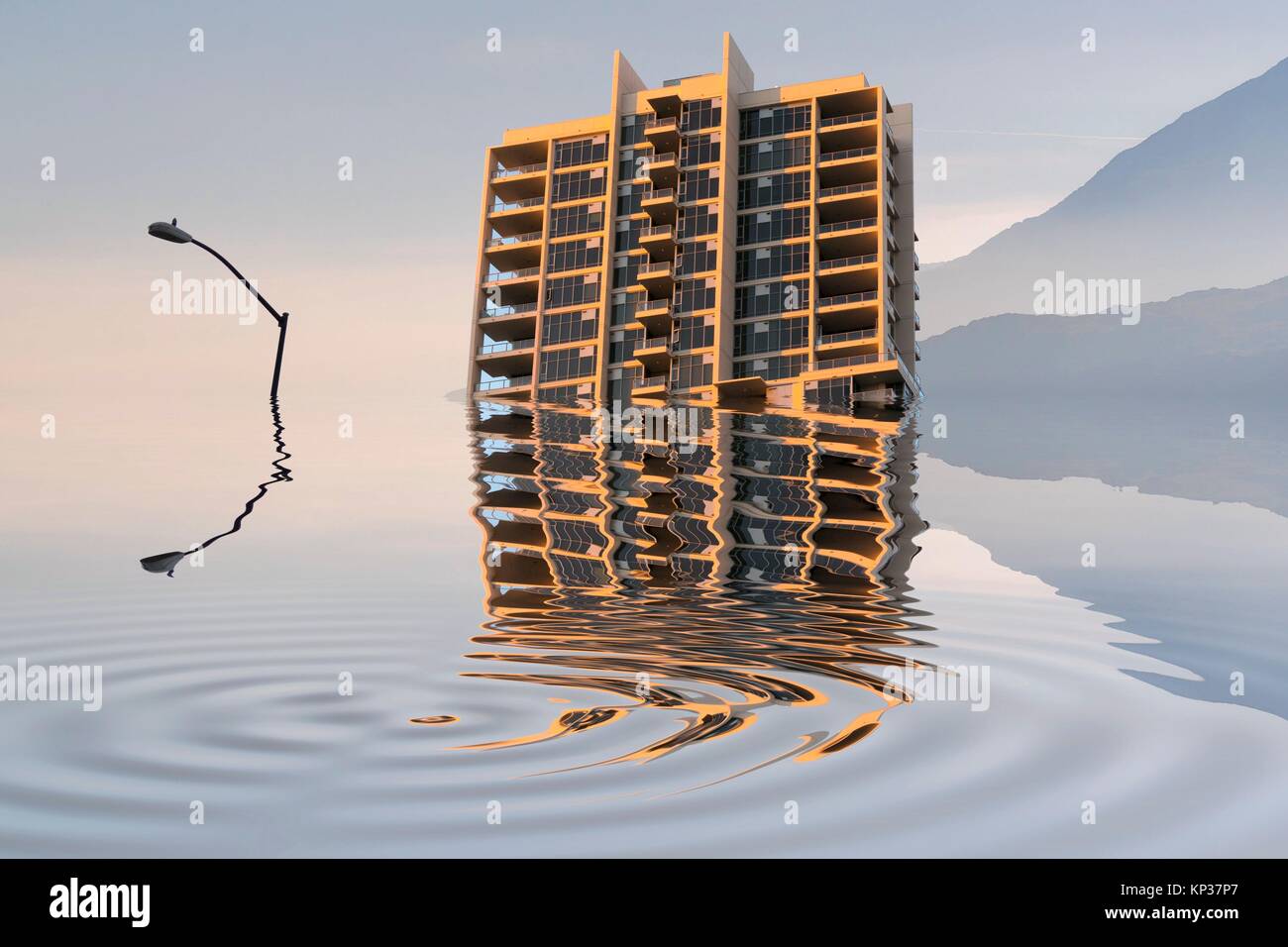 Future city sea level rise hi-res stock photography and images - Alamy
