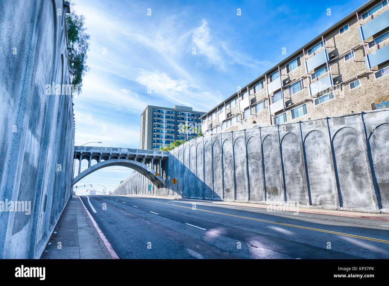 Elevated view of a concrete support column hi-res stock photography and ...