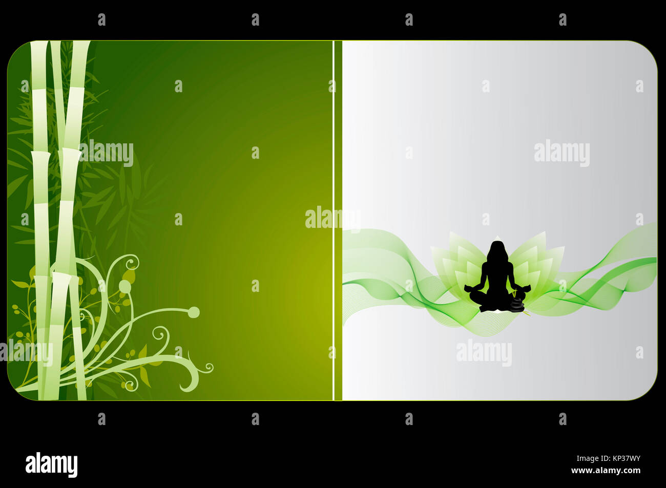 Card for the spa salon Stock Photo - Alamy