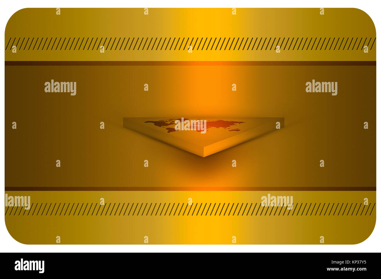 Template for the design of your business card. Gold style Stock Photo ...