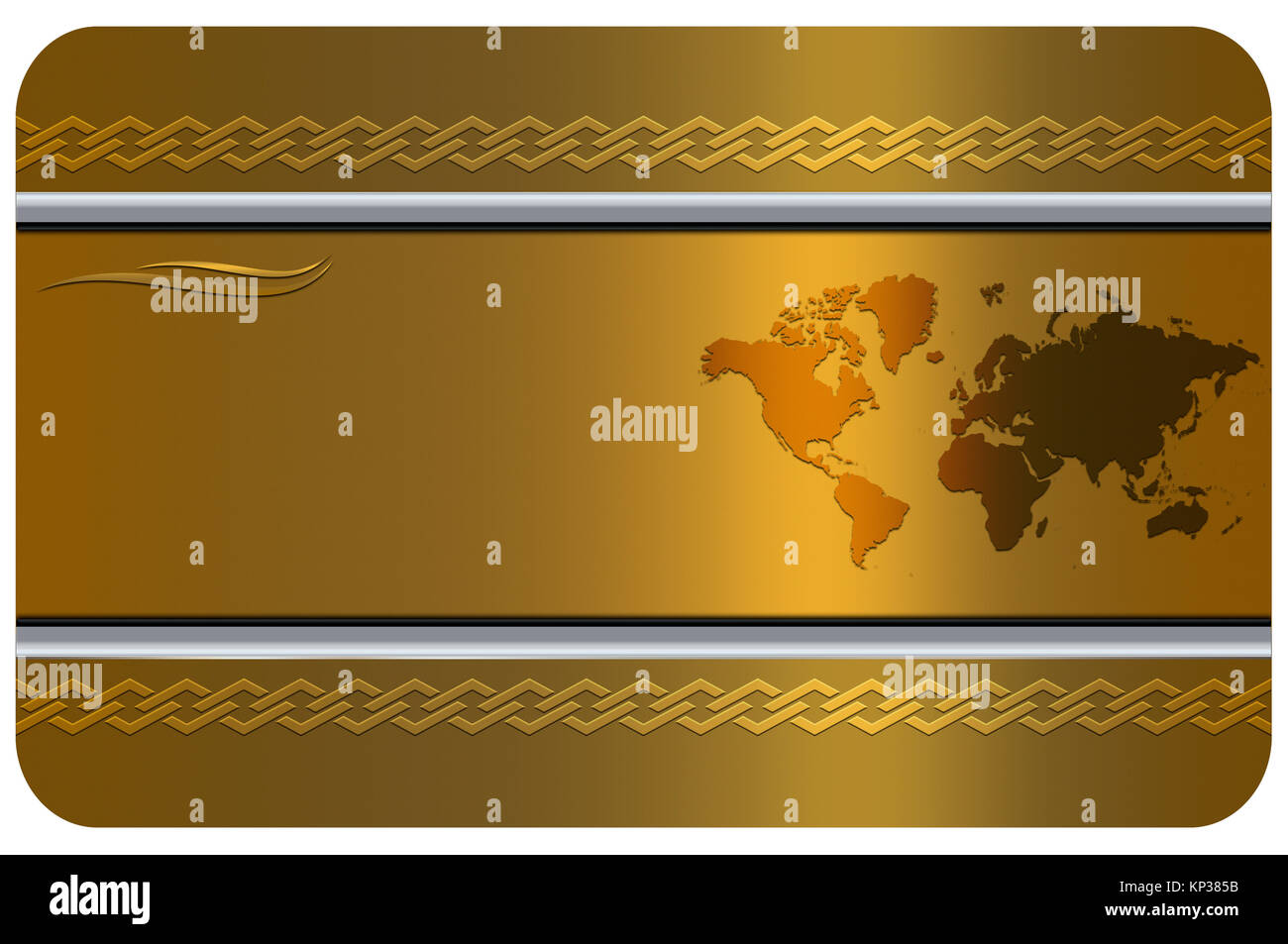 Business card template for the design. Gold style Stock Photo - Alamy