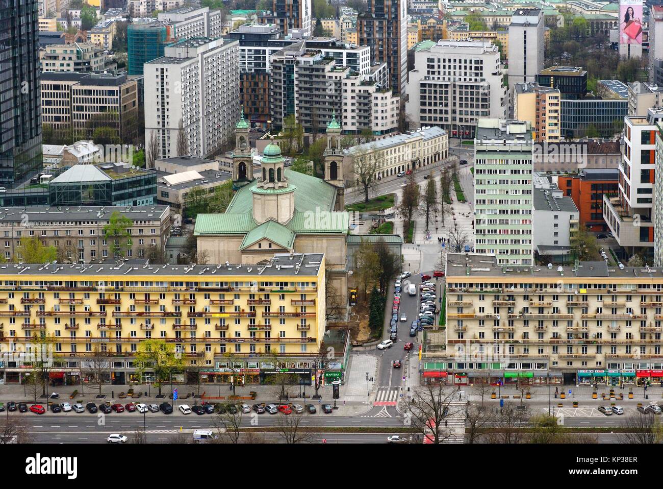 Warsaw grzybowski square hi-res stock photography and images - Alamy