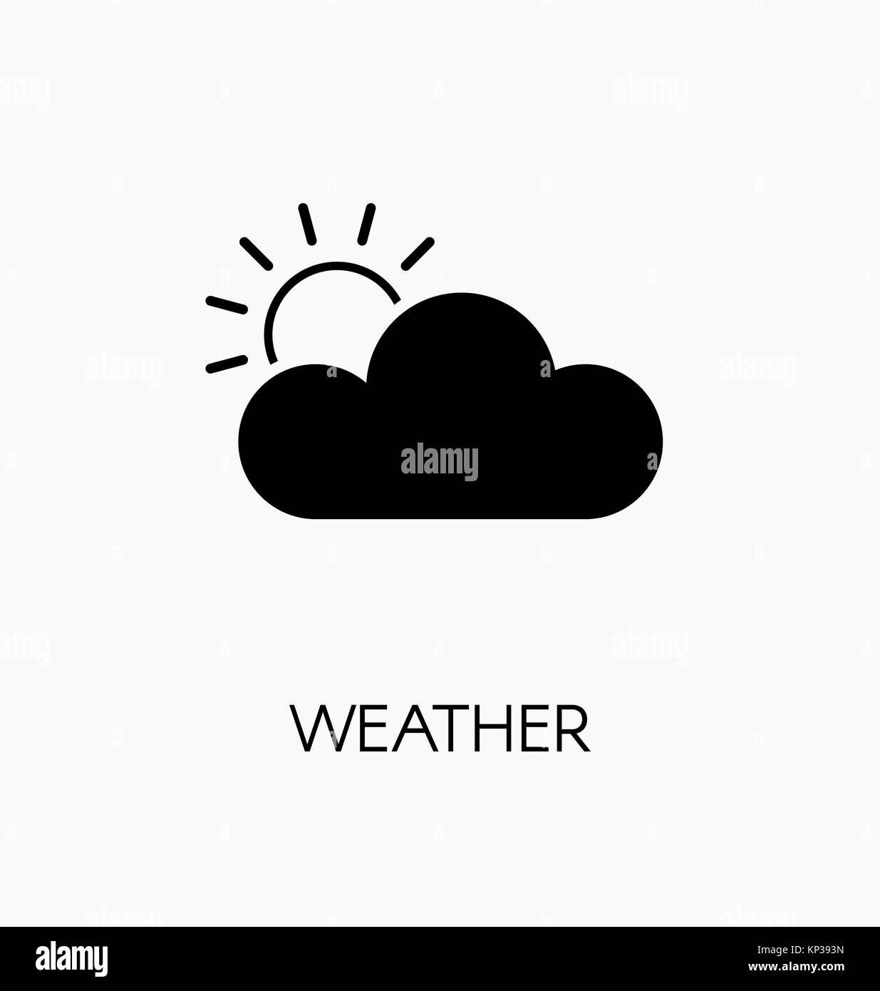 Weather forecast online sunny Cut Out Stock Images & Pictures - Alamy
