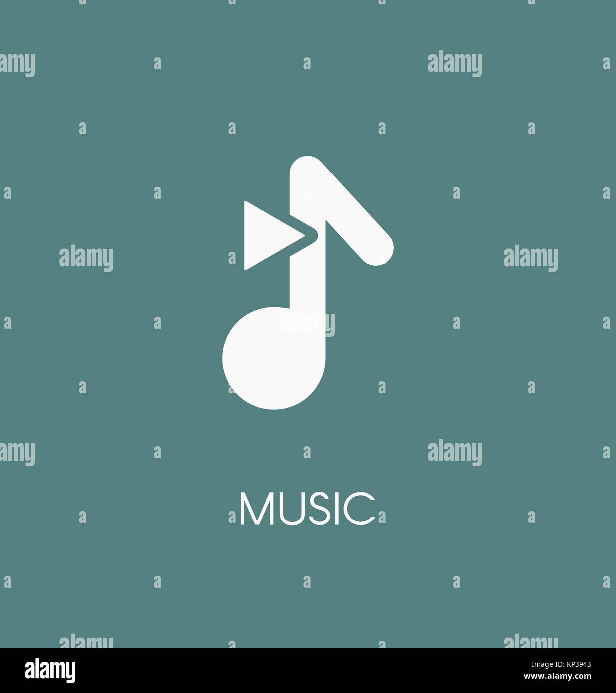 Music icon vector illustration. Play the music Stock Vector Image & Art ...