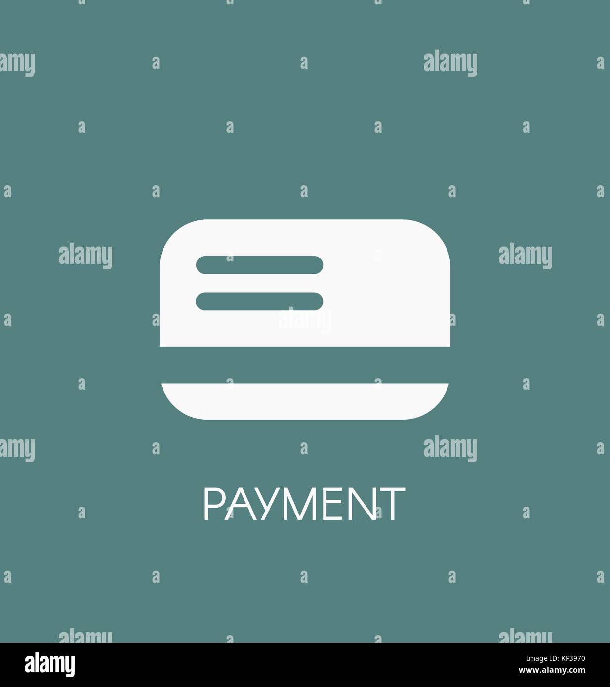 Payment icon. Credit or debit card payment type symbol vector ...