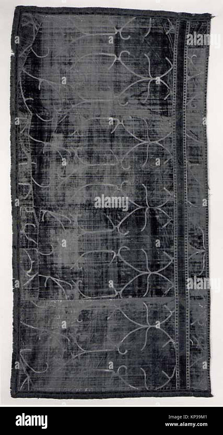 A decorative antependium used to cover the front of an altar, showing ...