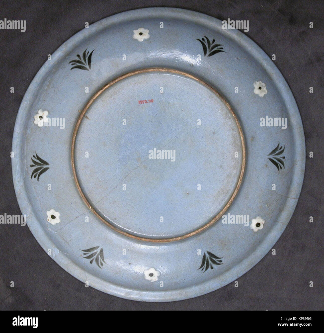 Blue-ground Dish with Floral and 'Cintamani' Designs MET sf1970-30b ...