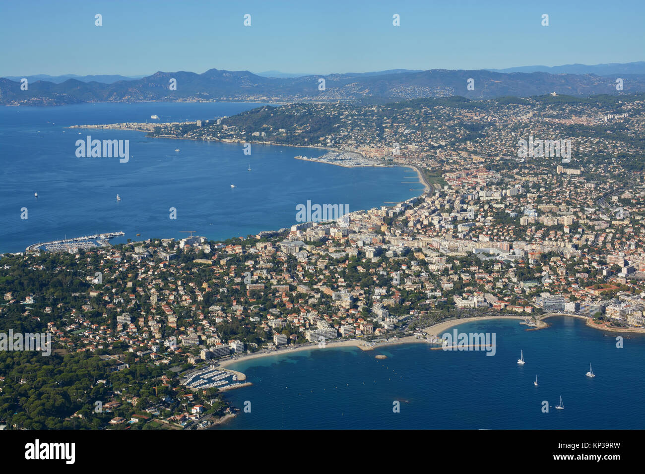 Aerial view of cannes, france hi-res stock photography and images - Alamy