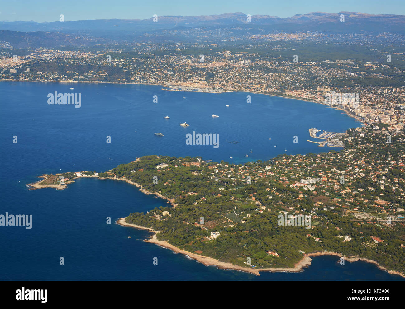 Aerial view of cannes, france hi-res stock photography and images - Alamy