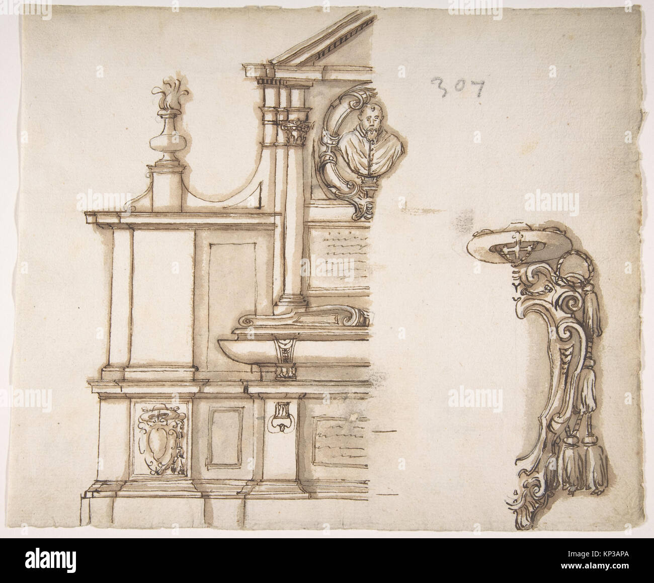 Design for a Tomb for a Cardinal MET DP810724 Design for a Tomb for a ...