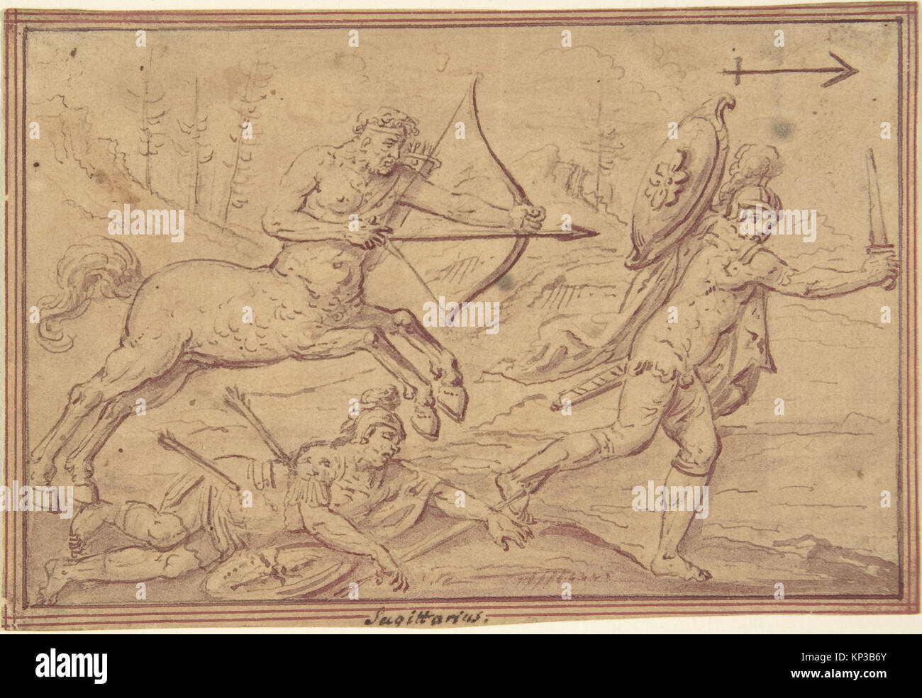 This set of drawings depicts the twelve signs of the zodiac ...