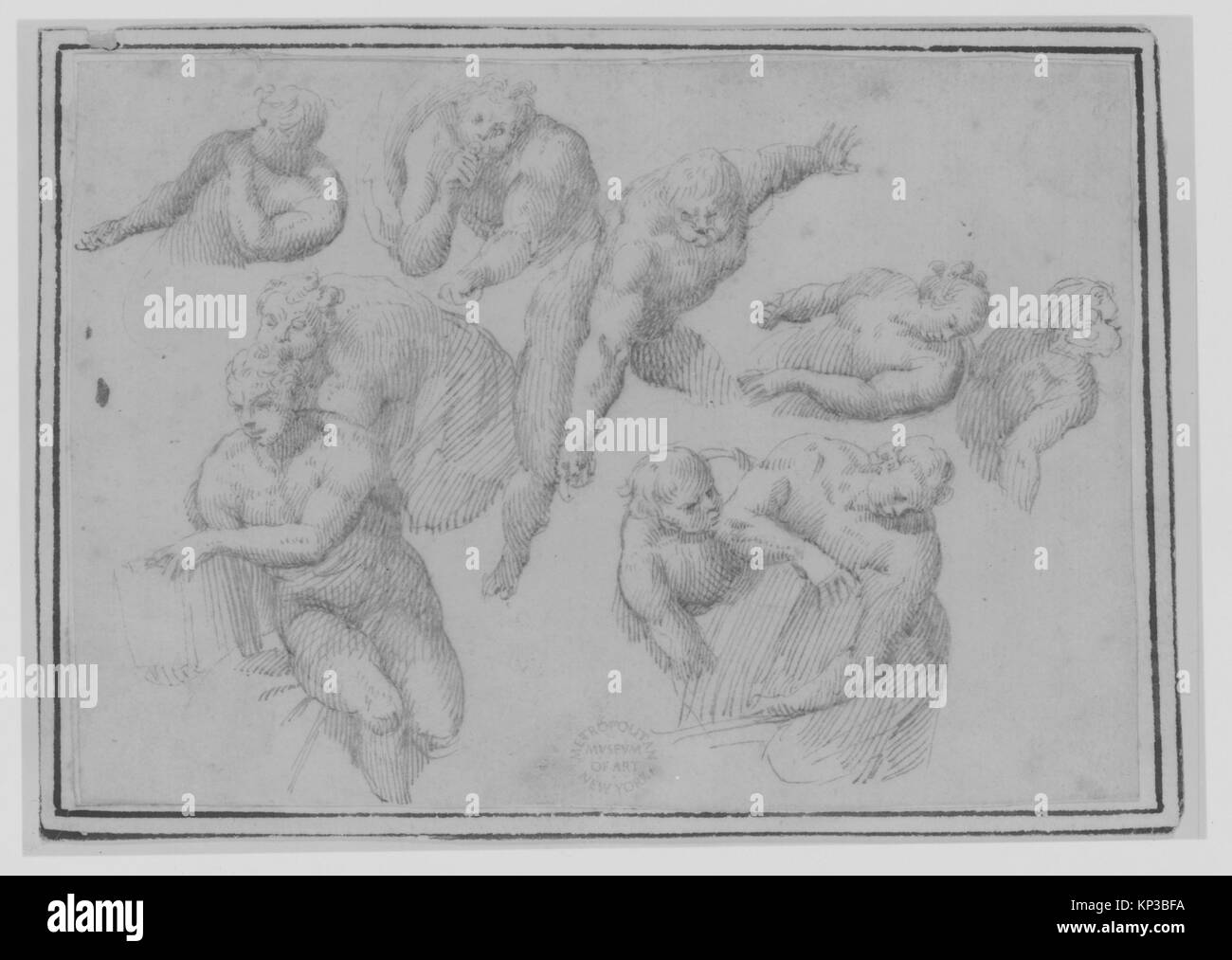 A detailed illustration showing a group of figures copied from ...