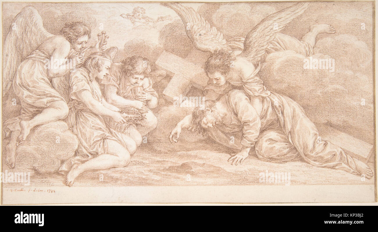 Christ falling under the cross hi-res stock photography and images - Alamy