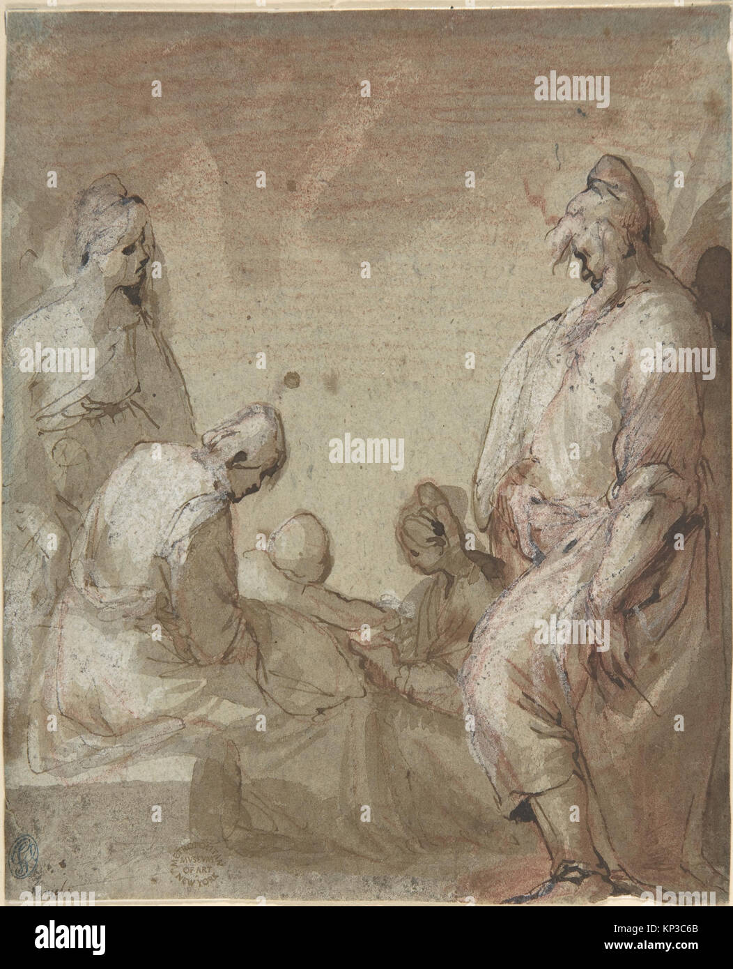 Group of four figures standing hi-res stock photography and images - Alamy