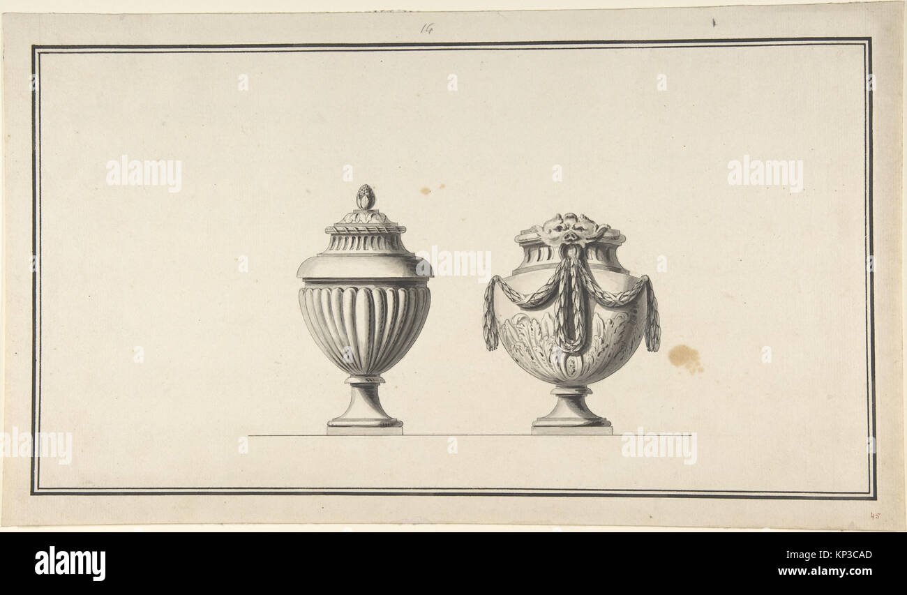 Stylized decorative urn hi-res stock photography and images - Alamy