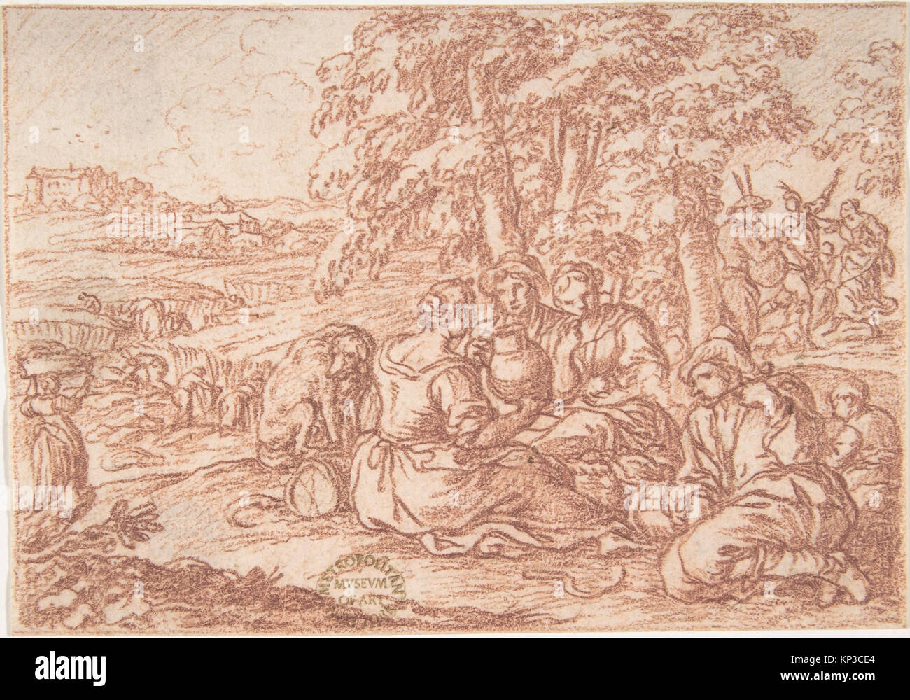 This artwork represents August as part of a series illustrating the ...