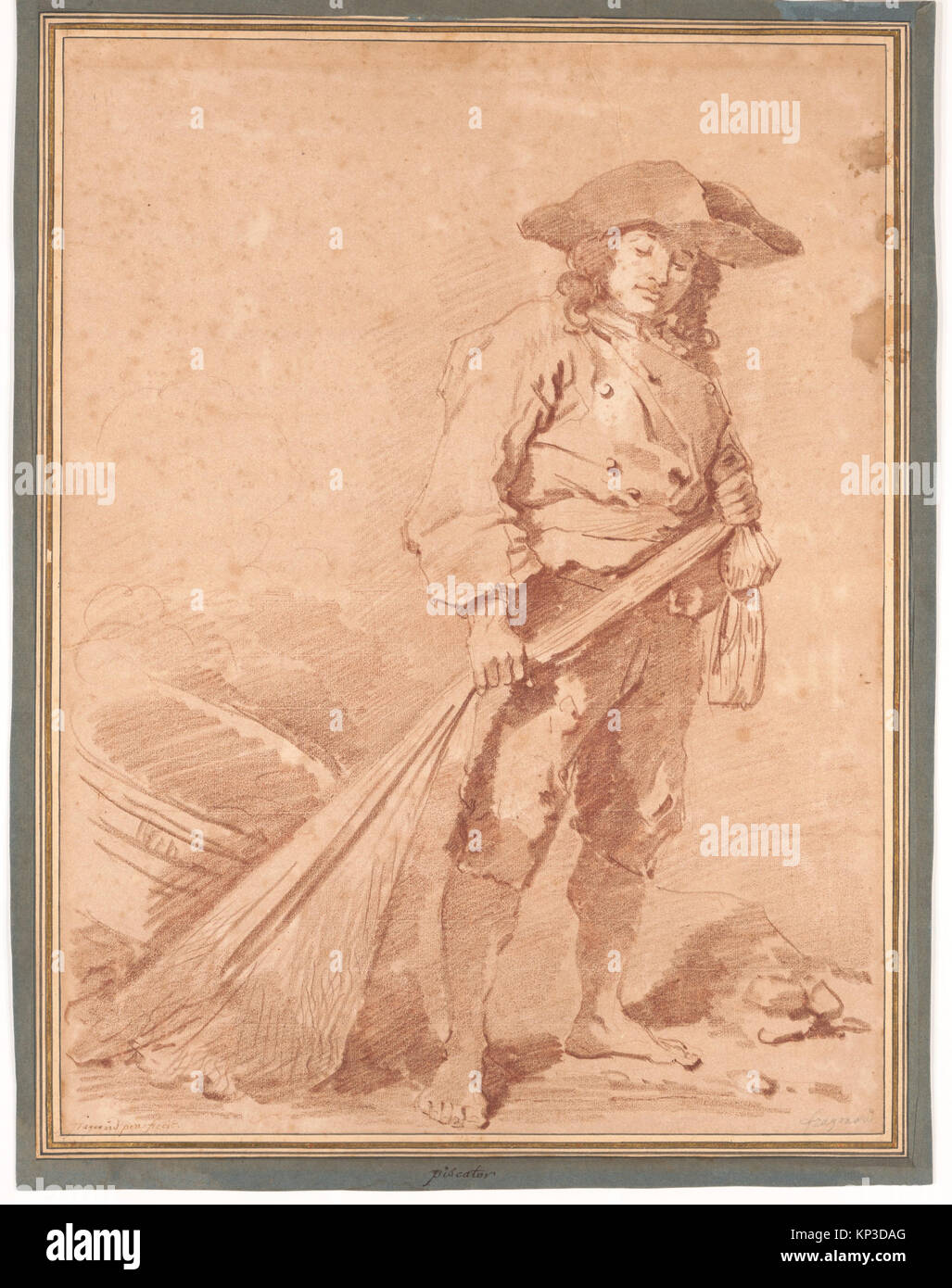 Fishing net sketch hi-res stock photography and images - Alamy