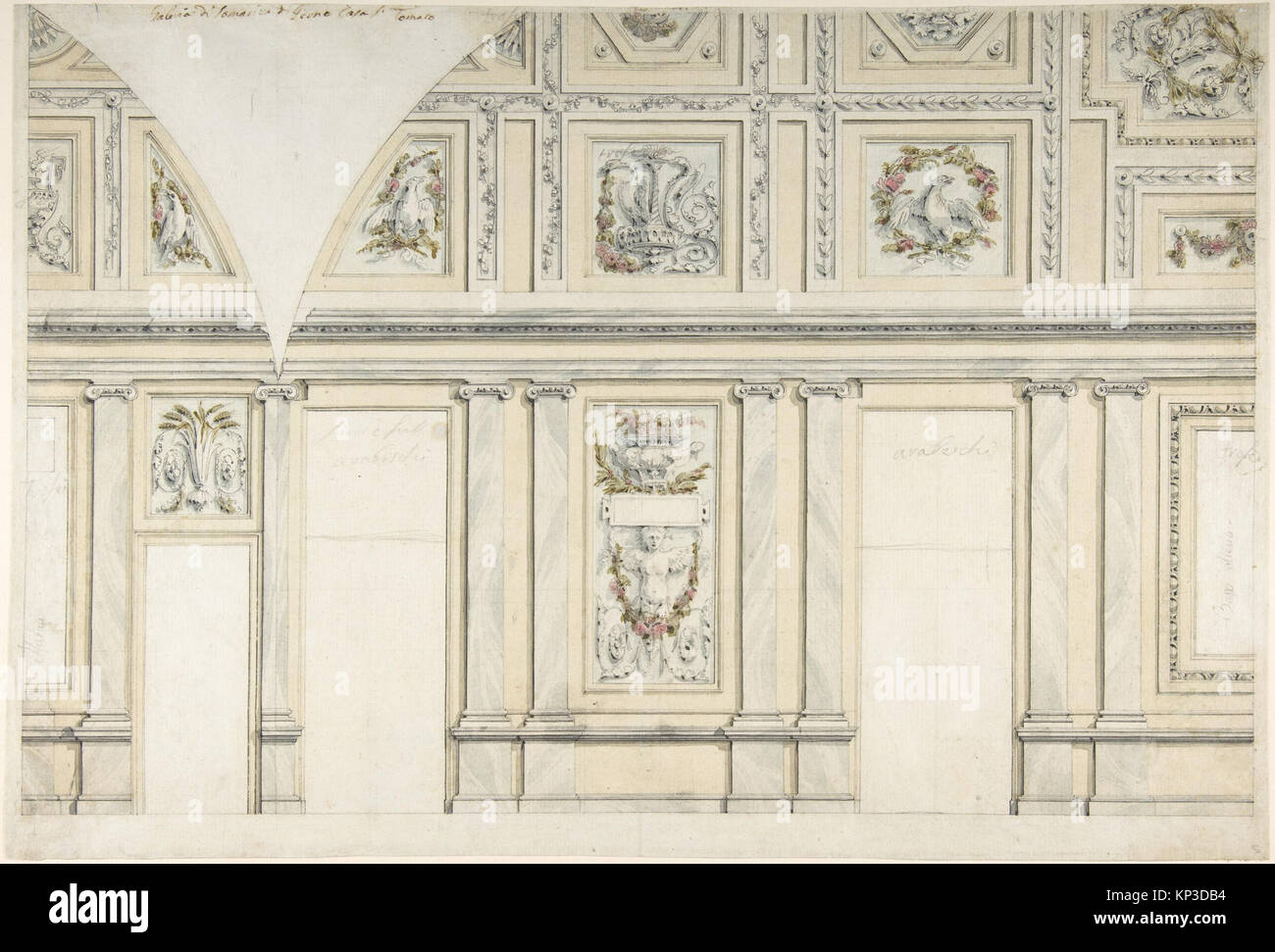 Design for the Interior of a Gallery of a Palace MET DP801439 340760 ...