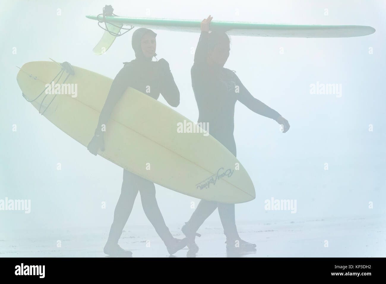 Surfing in Pacific Rim National Park, Canada Stock Photo - Alamy