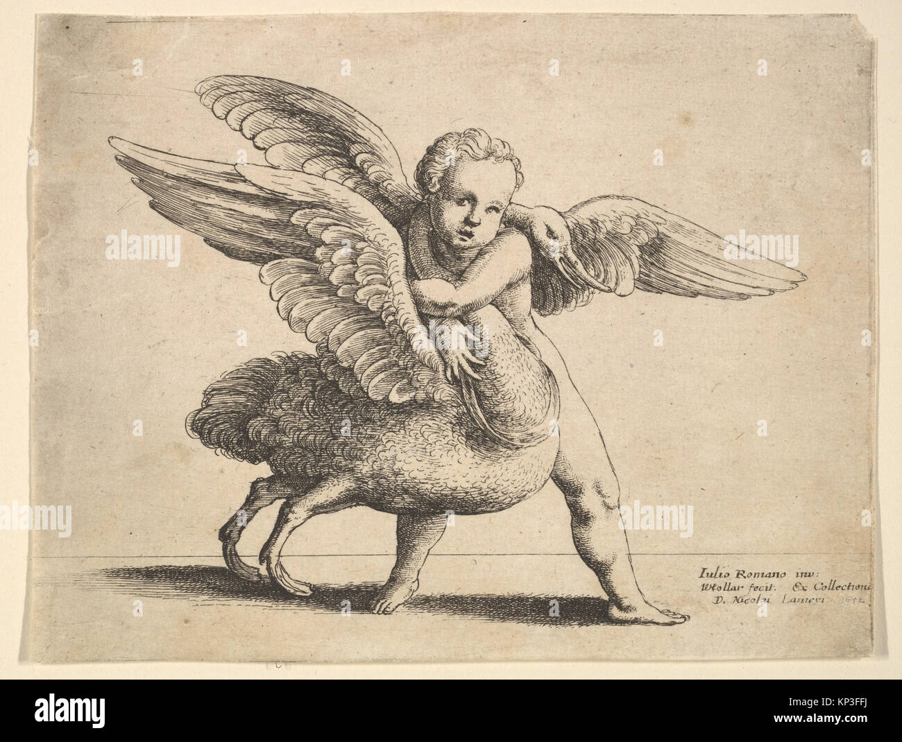 MET catalog DP822895 360728 depicts Cupid with a swan, illustrating ...