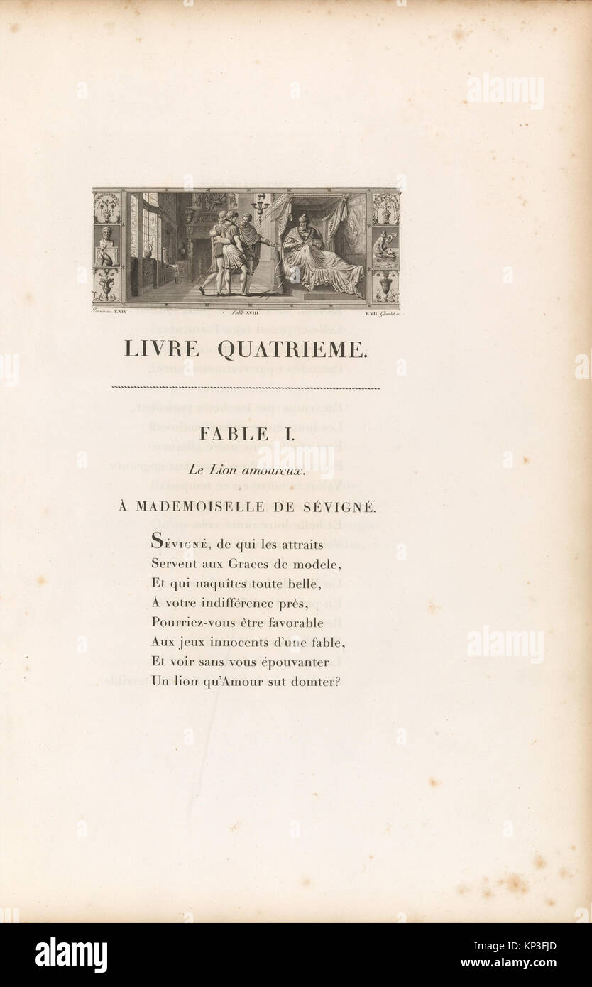 Illustrated fables showing animals in narrative scenes conveying moral ...