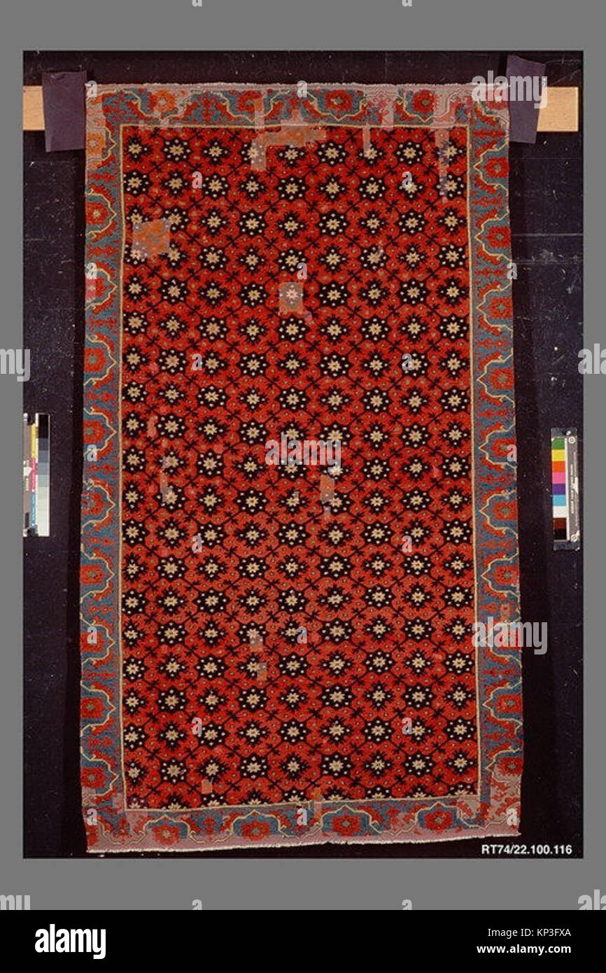 Illustration of a carpet showing woven patterns, design motifs, and ...