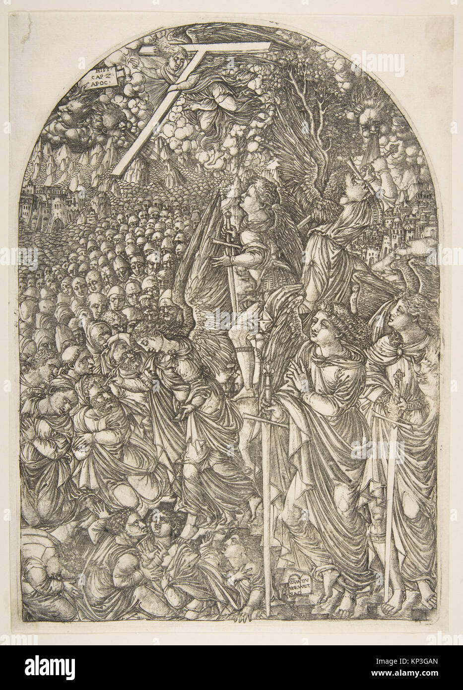 The four angels holding the four winds hi-res stock photography and ...