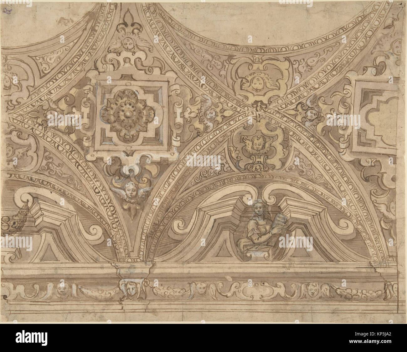 Design for part of a Vaulted Ceiling of a Church MET DP802868 389485 ...
