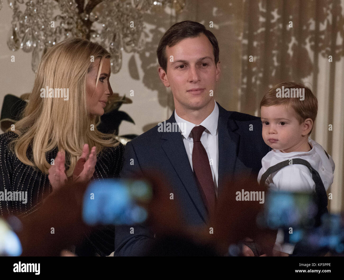 Washington, USA. 21st Mar, 2010. Ivanka Trump listens and Jared Kushner ...