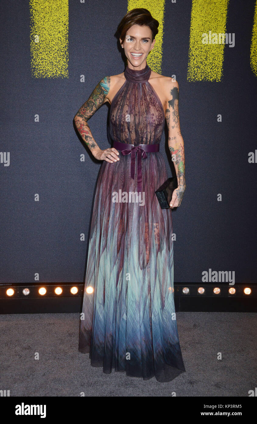 Ruby rose attends the premiere of universal pictures hi-res stock ...